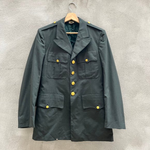 American Vintage | Jackets & Coats | 67 Military Officer Dress Coat ...